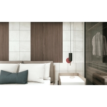 BROOK II - 17X17, WHITE, MATTE | Emser Tile