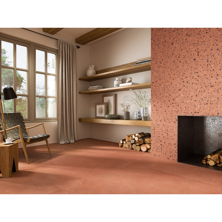 CLAYTONE - 47X47 BLEND, CORAL, MATTE | E™ by Emser Tile