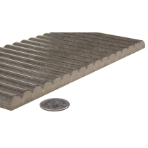 PAGONI - 4X9 PIANO, DARK, GLOSSY | Emser Tile