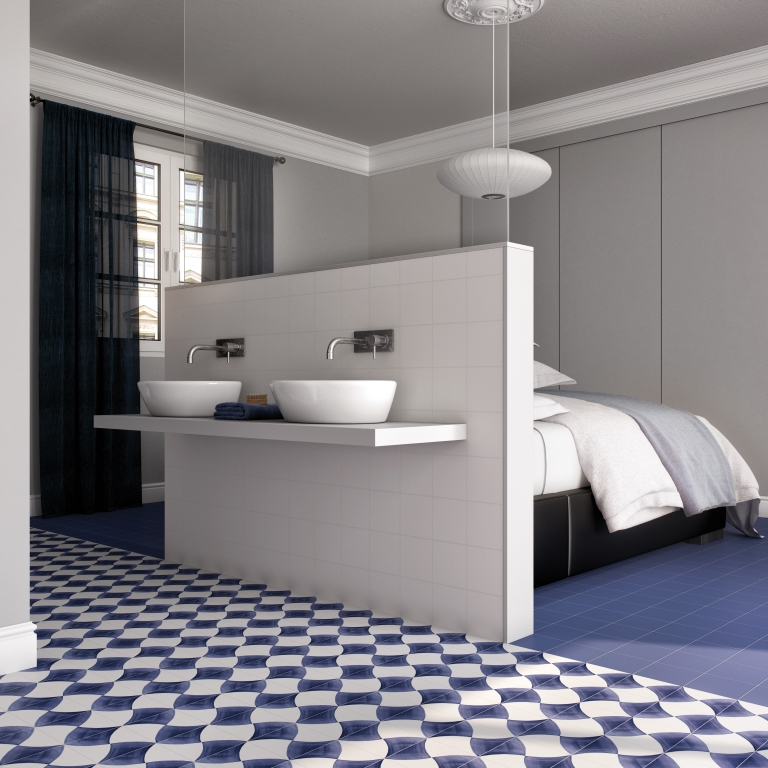 RIDDLER - 6X6 TIE, SKY, MATTE | E™ by Emser Tile