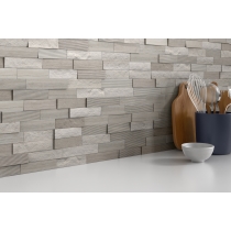 STRUCTURE - 6X24 3D, CREAM, SPLITFACE | Emser Tile