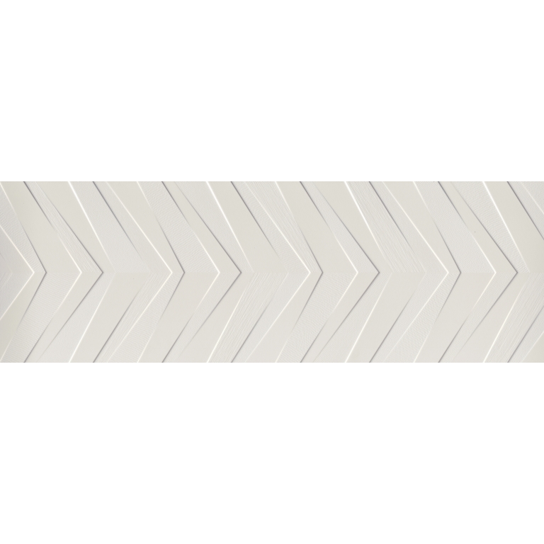 SYNERGY - 16X47 CHEVRON, WHITE, MATTE/SATIN | Emser Tile
